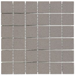 Mosaikfliese 'Color Dot' Feinsteinzeug grau 30 x 30 cm