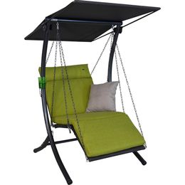 Angerer Freizeitm&ouml;bel Hollywoodschaukel 'Swing' 1-Sitzer gr&uuml;n 100 x 210 x 145 cm