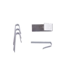 JULIANA Glashalter f&uuml;r Gew&auml;chsh&auml;user aluminiumfarben 15 St&uuml;ck