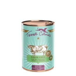 Terra Canis Hundenassfutter 'Getreidefrei' Rind mit Zucchini, K&uuml;rbis & Oregano 400 g