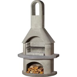 Buschbeck Grillkamin 'Alicante' betonfarben/anthrazit 110 x 203 x 65 cm