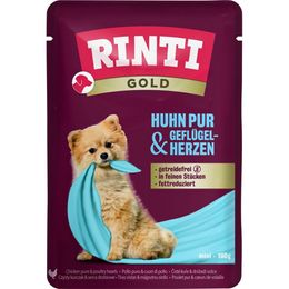 Rinti Hundefutter 'gold' Huhn Pur, Gefl&uuml;gelherzen 100 g