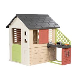 Smoby Spielhaus 'Natur' mit K&uuml;che mehrfarbig 145 x 127 x 145 cm