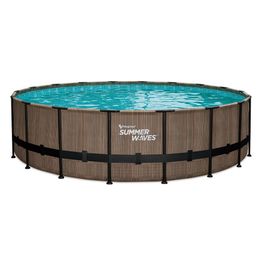 Frame-Pool-Set 'Elite' &Oslash; 549 x 132 cm mit Einstiegsleiter und Filterpumpe