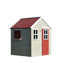 WENDI TOYS Holz-Spielhaus 'Gecko' natur 120 x 120 x 155 cm