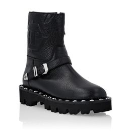 Philipp Plein Stiefel M&auml;dchen Gr&ouml;&szlig;e 29 schwarz