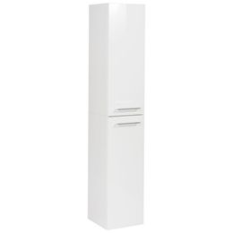 Fackelmann Hochschrank 'B.Perfekt' wei&szlig; gl&auml;nzend 30 x 158,8 x 31,8 cm