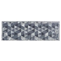 Astra Sauberlaufmatte 'Miabella' 50 x 150 cm Dreiecke hellgrau