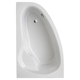 Ottofond Badewanne "Loredana" 175 x 110 cm wei&szlig; links