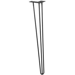 Wagner Design-M&ouml;belbein 'Hairpin' 710 mm messing