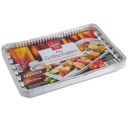 Alu Grillschalen 34 x 23 cm 10 St&uuml;ck