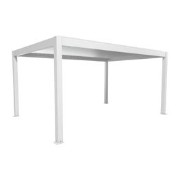 BioHort Pergola wei&szlig;/silberfarben 5 x 3,5 m