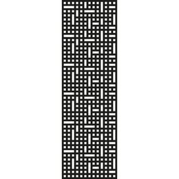 GroJa Einzelprofil Designelement 'Mesh XL' Aluminium anthrazit 60 x 180 cm