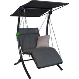 Angerer Freizeitm&ouml;bel Hollywoodschaukel 'Swing' 1-Sitzer grau 100 x 160 x 145 cm