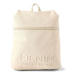 Tom Tailor Denim Backpack 'Aveline' male size One size Off white