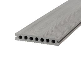 Br&uuml;gmann TraumGarten Br&uuml;gmann TraumGarten WPC-Terrassendiele 'DreamDeck Plus' grau 5000 x 145 x 23 mm