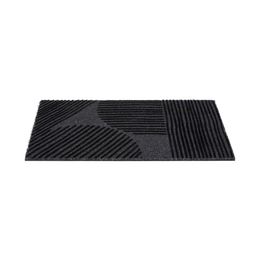 Astra Fu&szlig;matte 'Power Flock' ca. 45 x 75 cm Grafik grau