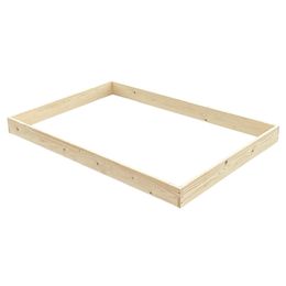 Hochbeet 120 x 9,5 x 80 cm aus Holz natur