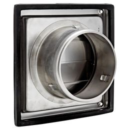 toom Verschlussklappe &Oslash; 125 mm silbern