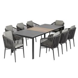 Acamp Gartenm&ouml;belset 'Manhattan' f&uuml;r 8 Personen Aluminium