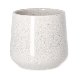 &Uuml;bertopf 'Sophia' beige granit &Oslash; 12 cm