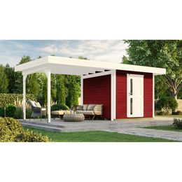 Weka Gartenhaus '172 B Gr.1' rot 530 x x 241 cm