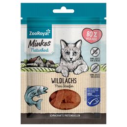 ZooRoyal Katzensnack 'Minkas Naturkost Mini Streifen Lachs' 50 g