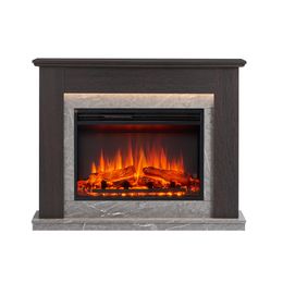 CrownFlame Elektrokamin 'Ajax' dunkelbraun 2 kW