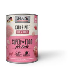 Mac's MAC&rsquo;s Katzennassfutter 'Superfood for Cats' Kalb & Pute Adult 400 g