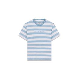 Guess T-Shirt Herren Gr&ouml;&szlig;e L hellblau / wei&szlig;