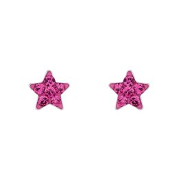 Amor Ohrstecker M&auml;dchen Gr&ouml;&szlig;e One Size pink / silber