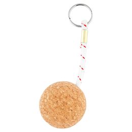 Seilflechter Schl&uuml;sselanh&auml;nger Korkball