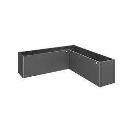 BioHort Pflanzbeet 'Belvedere MIDI L200' dunkelgrau-metallic 201 x 201 x 61 cm