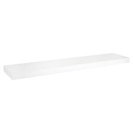 Wandboard 'Basic' wei&szlig; 90 x 3,7 x 20 cm