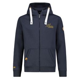 Eight2Nine Sweatjacke Herren Gr&ouml;&szlig;e L dunkelblau / wei&szlig;