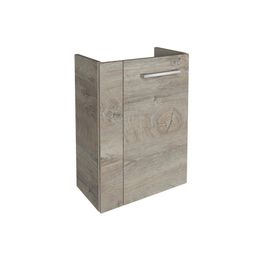 Fackelmann Waschbeckenunterschrank 'SBC' braun matt 44 x 60 x 24,3 cm rechts