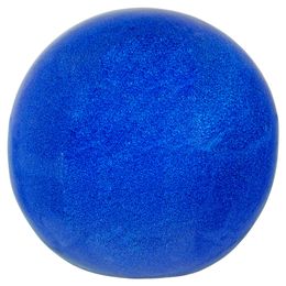 Gartenkugel Keramik glasiert blau &Oslash; 20 cm
