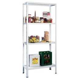 SCHULTE REGALWELT Stecksystem-Grundregal 60 x 180 x 35 cm