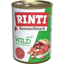 Rinti Hundefutter 'Kennerfleisch' mit Wild gefriergetrocknet 400 g