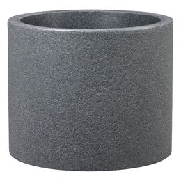 Formwerk Pflanzgef&auml;&szlig; 'Riva' Stony Black &Oslash; 38,6 x 32 cm