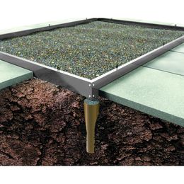 HALLS Fundament f&uuml;r 'Magnum 108' 8,3 m&sup2; Gew&auml;chshaus