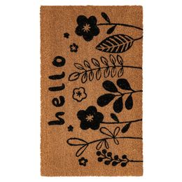 Lalee Fu&szlig;matte 'Porto Design 607' naturfarben/schwarz 40 x 60 cm