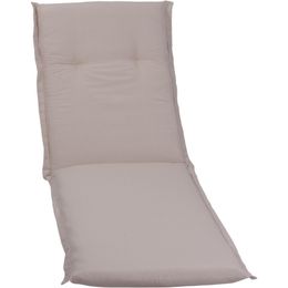 Beo Sonnenliegen-Auflage 'Aurich' beige 62 x 120 x 8 cm