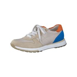 Paul Green Sneaker Damen Gr&ouml;&szlig;e 40.5 creme / navy / dunkelorange Sommerschuhe