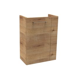 Fackelmann Waschbeckenunterschrank 'SBC' braun matt 44 x 60 x 24,3 cm links