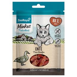 ZooRoyal Katzensnack 'Minkas Naturkost Mini Streifen Ente' 50 g