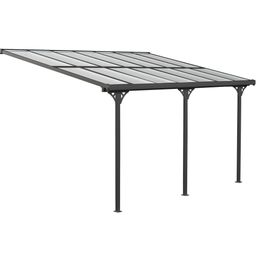 WESTMANN Terrassen&uuml;berdachung 'Bruce' Aluminium schwarz 300 x 435 x 270 cm