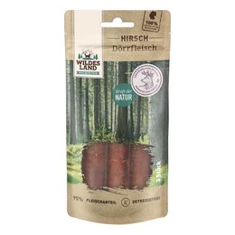 Wildes Land Hundesnack 'D&ouml;rrfleisch Hirsch' 65 g