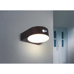 toom Solar-Au&szlig;enwandleuchte mit Bewegungssensor warmwei&szlig; IP 44 17,6 x 6,5 cm