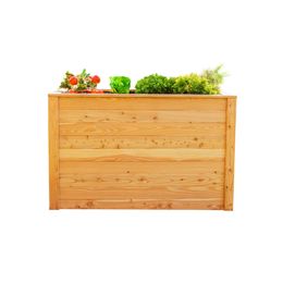 WESTMANN Hochbeet 'Klassik 130' Natur L&auml;rchenholz 130 x 65 x 84 cm